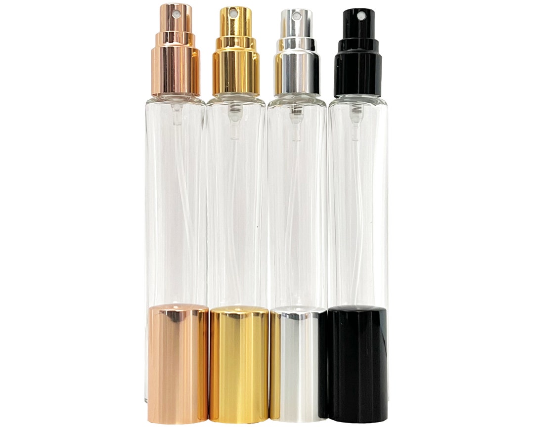 10ml Cylinder Glass Bottles High Quality Atomizer Spray Travel Size All 4 Included - Etsy