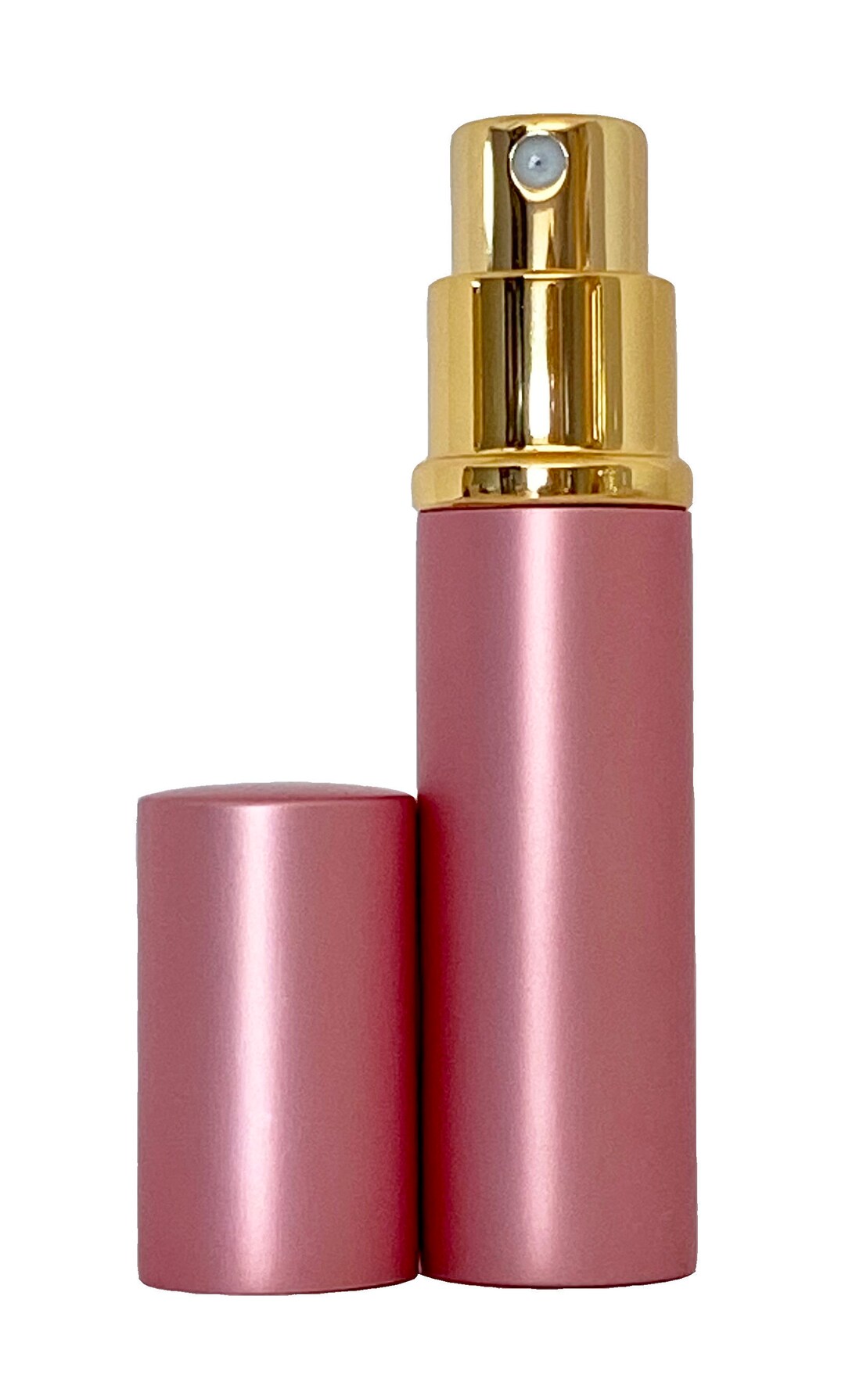 6ml 0.20oz Empty Perfume Spray Glass Bottles Gold Atomizer Pink Casing ...