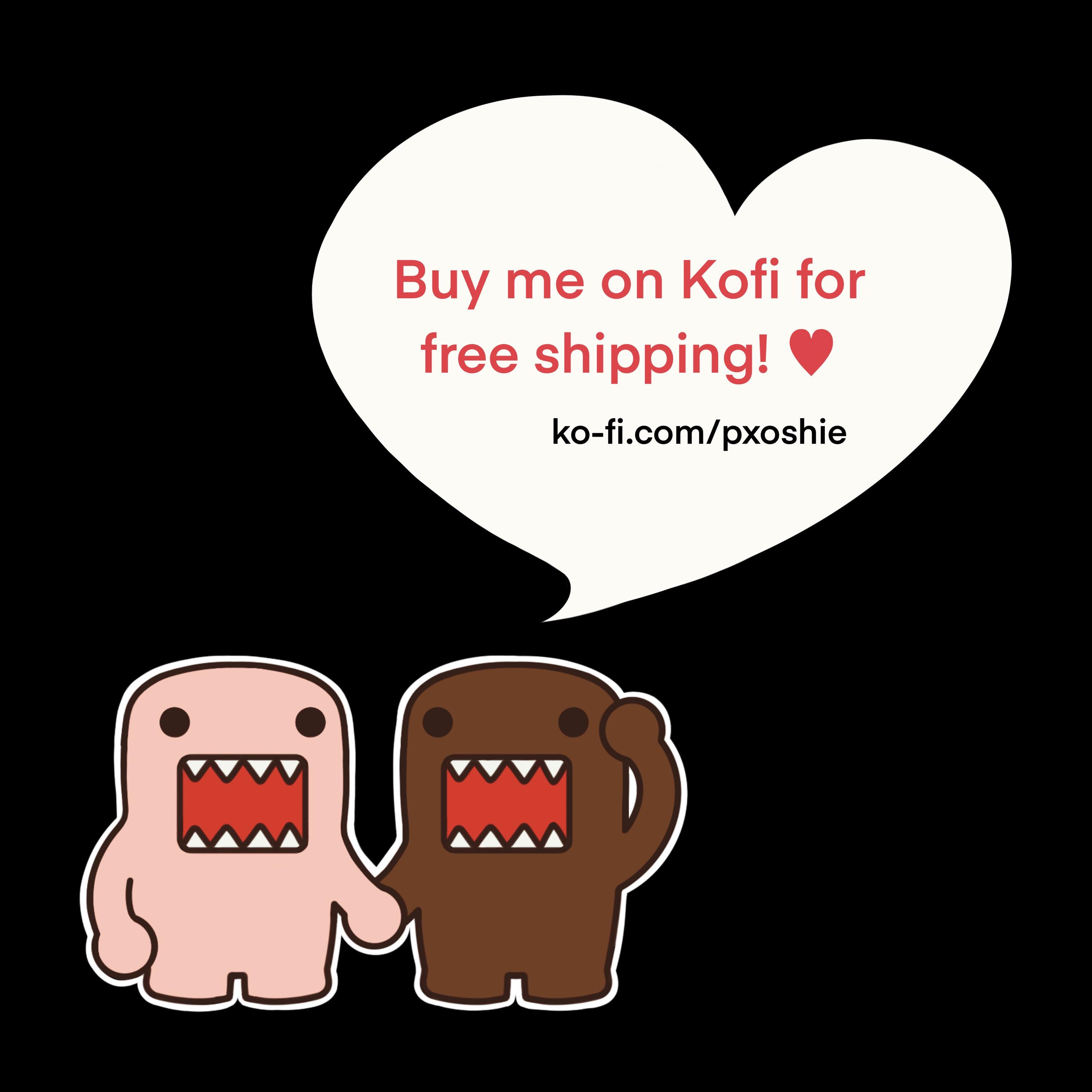 Domo Kun Love Sticker - Etsy