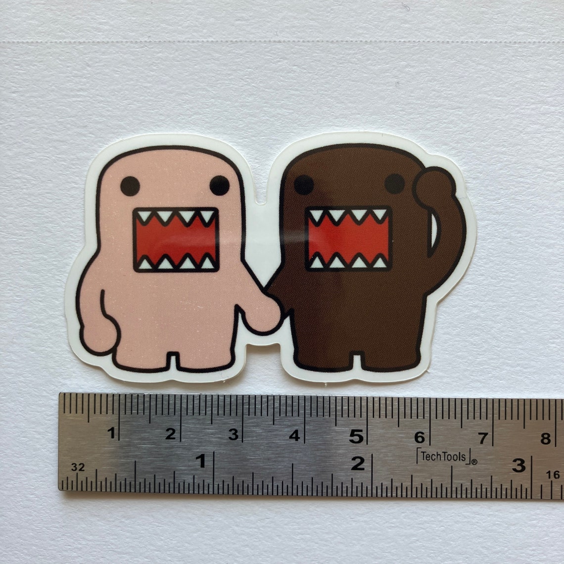 Domo Kun Love Sticker - Etsy