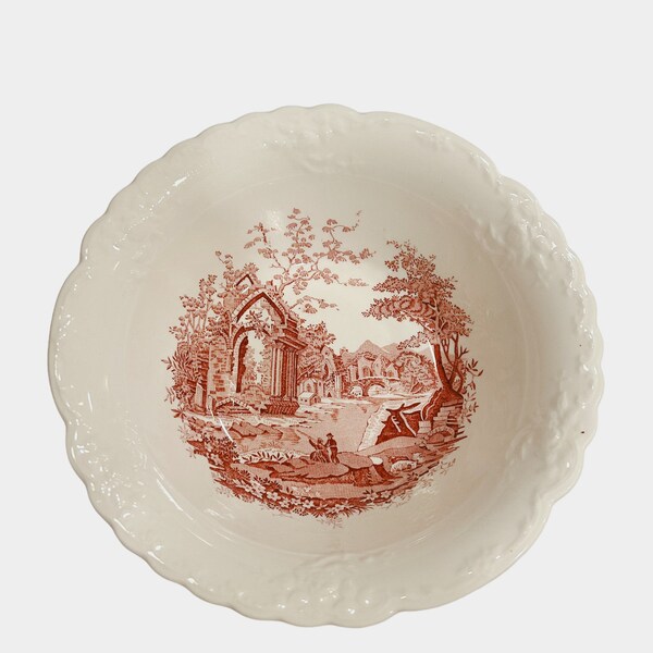 Red Transfer Ware - Etsy