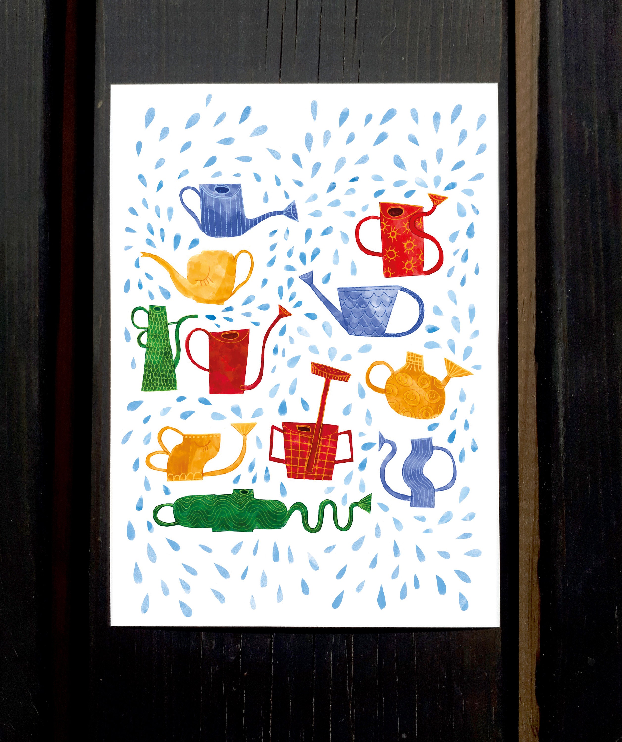Postcard Set Summer With Plants Featuring Greenhouse - Etsy