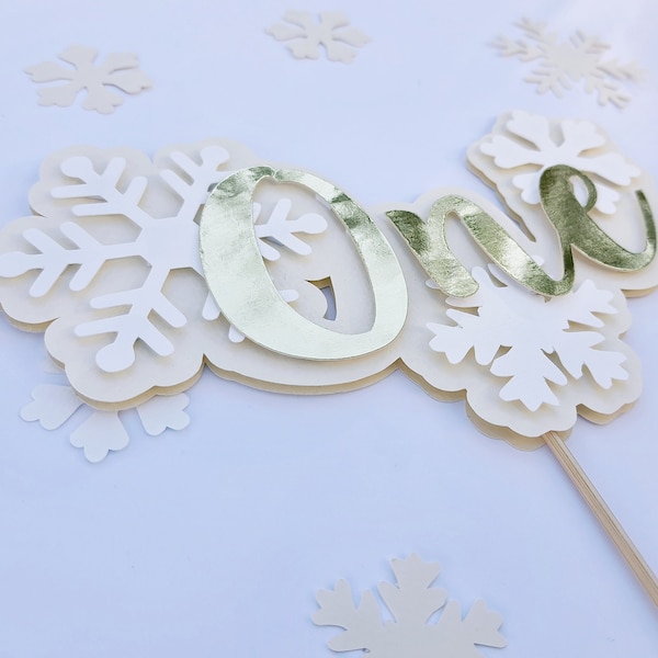 Winter Cake Topper - Etsy