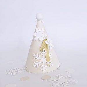Winter Snowflake One Party Hat, Winter Decorations, Snowflake ...