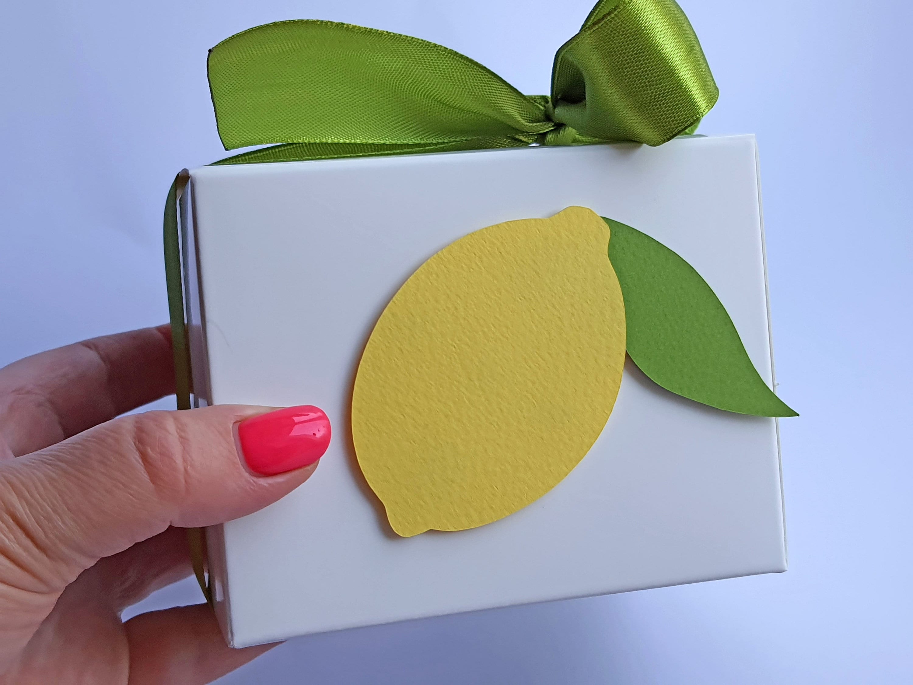 Lemon Favor Boxes, Themed Baby Shower Citrus 1st Birthday Party ...