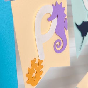 Sea Animals Birthday Banner, Ocean Theme Birthday, Sea Kids Party ...