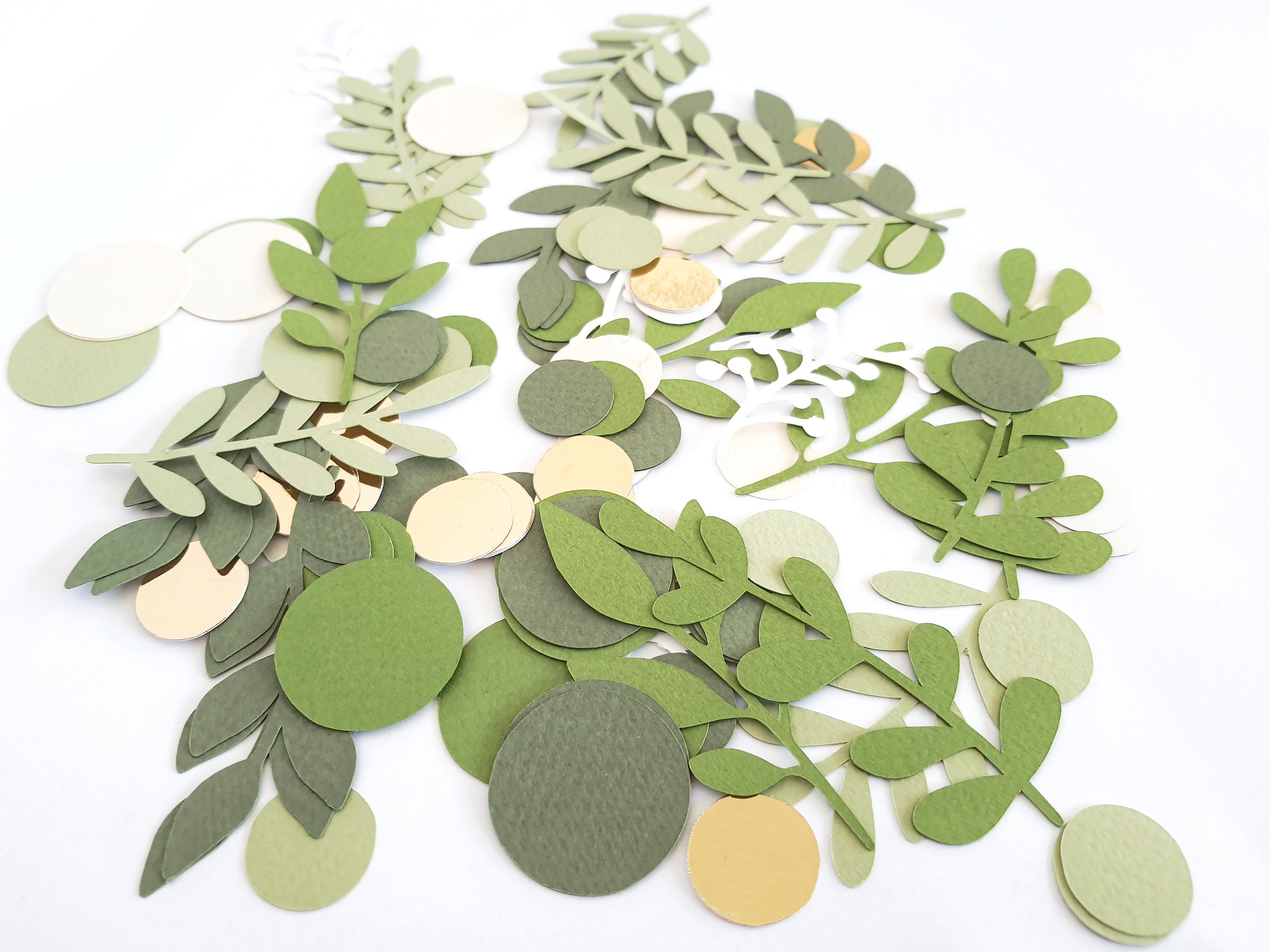 Greenery Party Bundle for 1st Birthday, Green Gold First Birthday ...