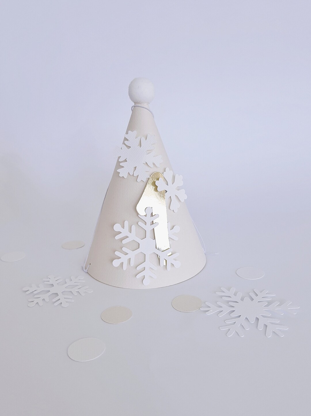 Winter Snowflake One Party Hat, Winter Decorations, Snowflake ...