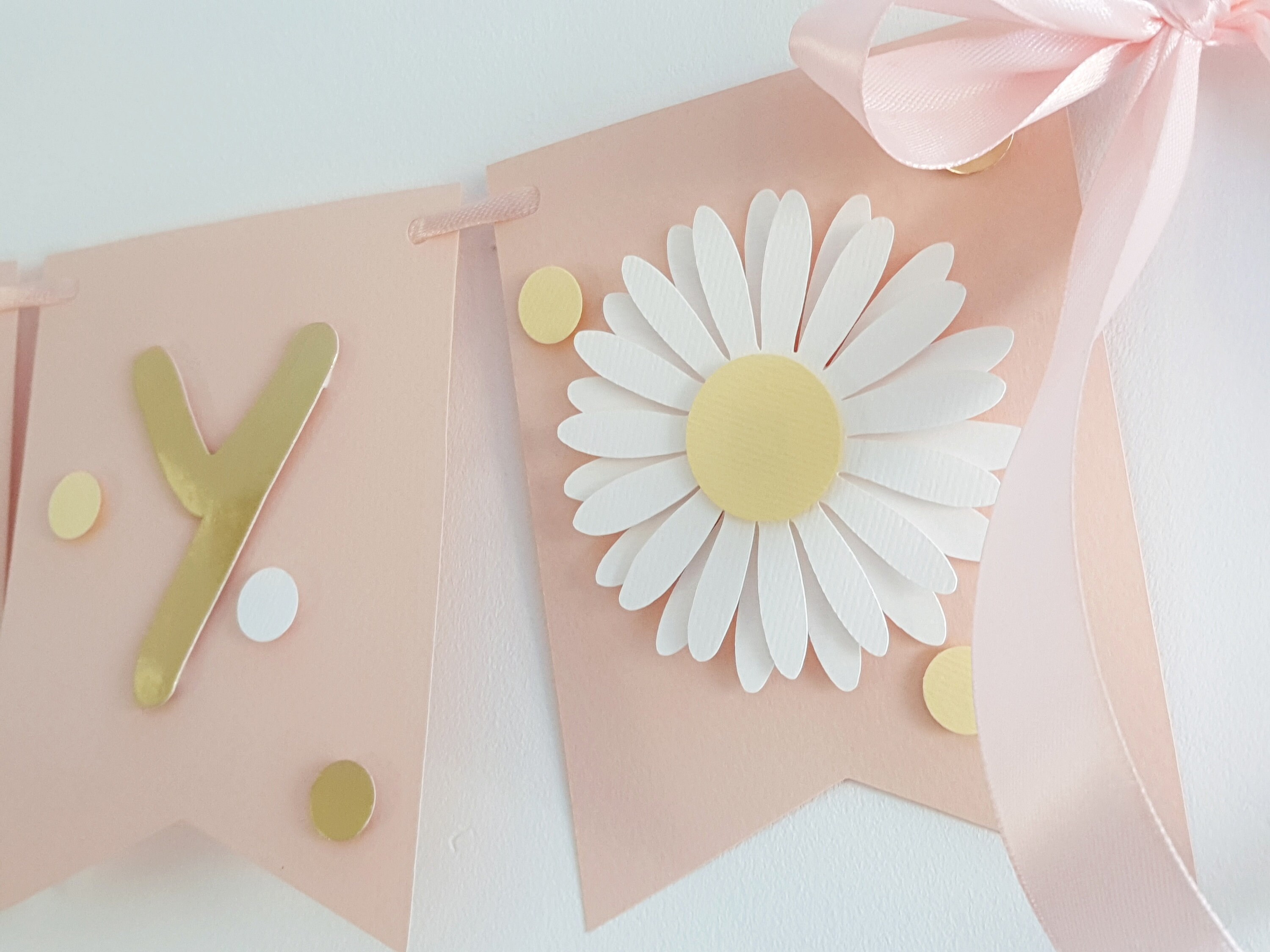 Daisy First Birthday Banner Daisy First Birthday Party Decor | Etsy