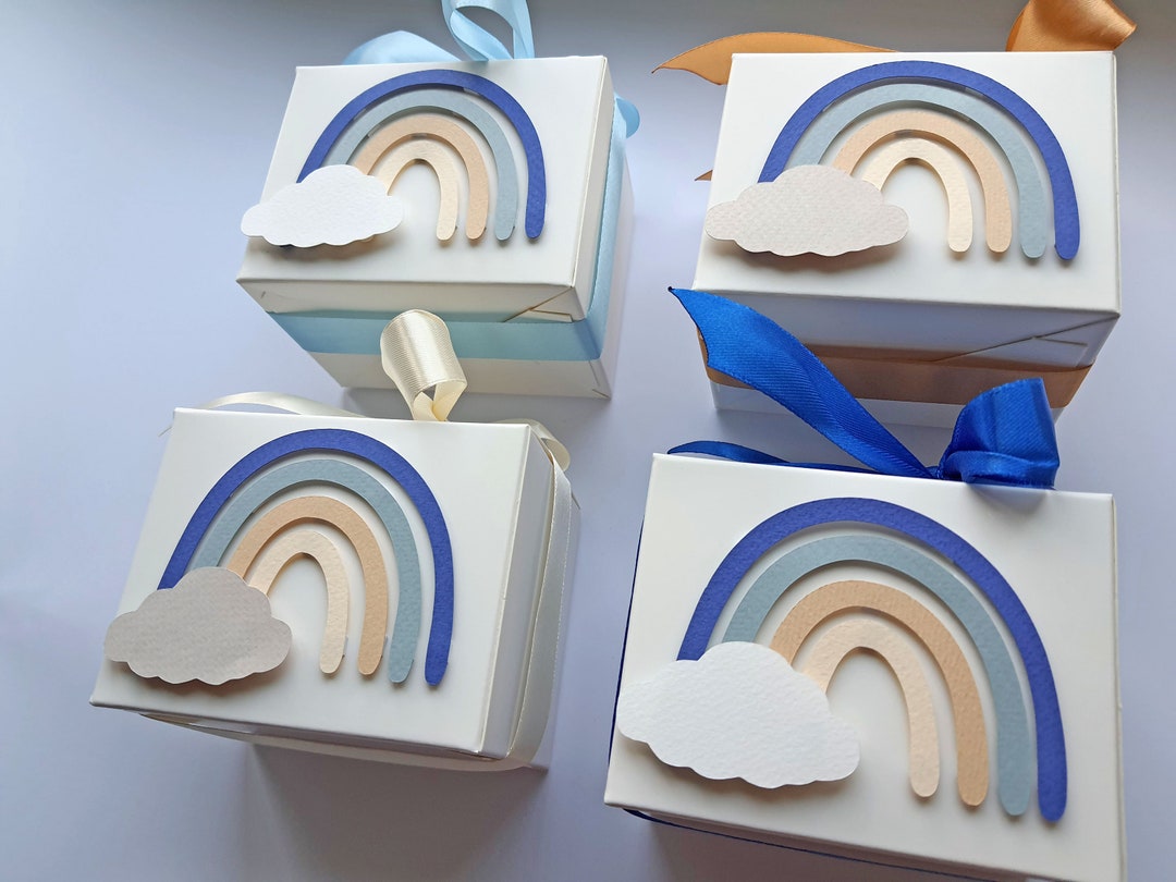 Boho Rainbow Favor Boxes, Boho Party Decorations - Etsy