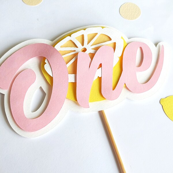 Lemon Cake Topper - Etsy