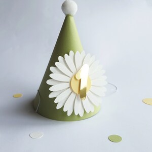 Daisy One Party Hat, Daisy First Birthday Party Decor, Flower Party ...