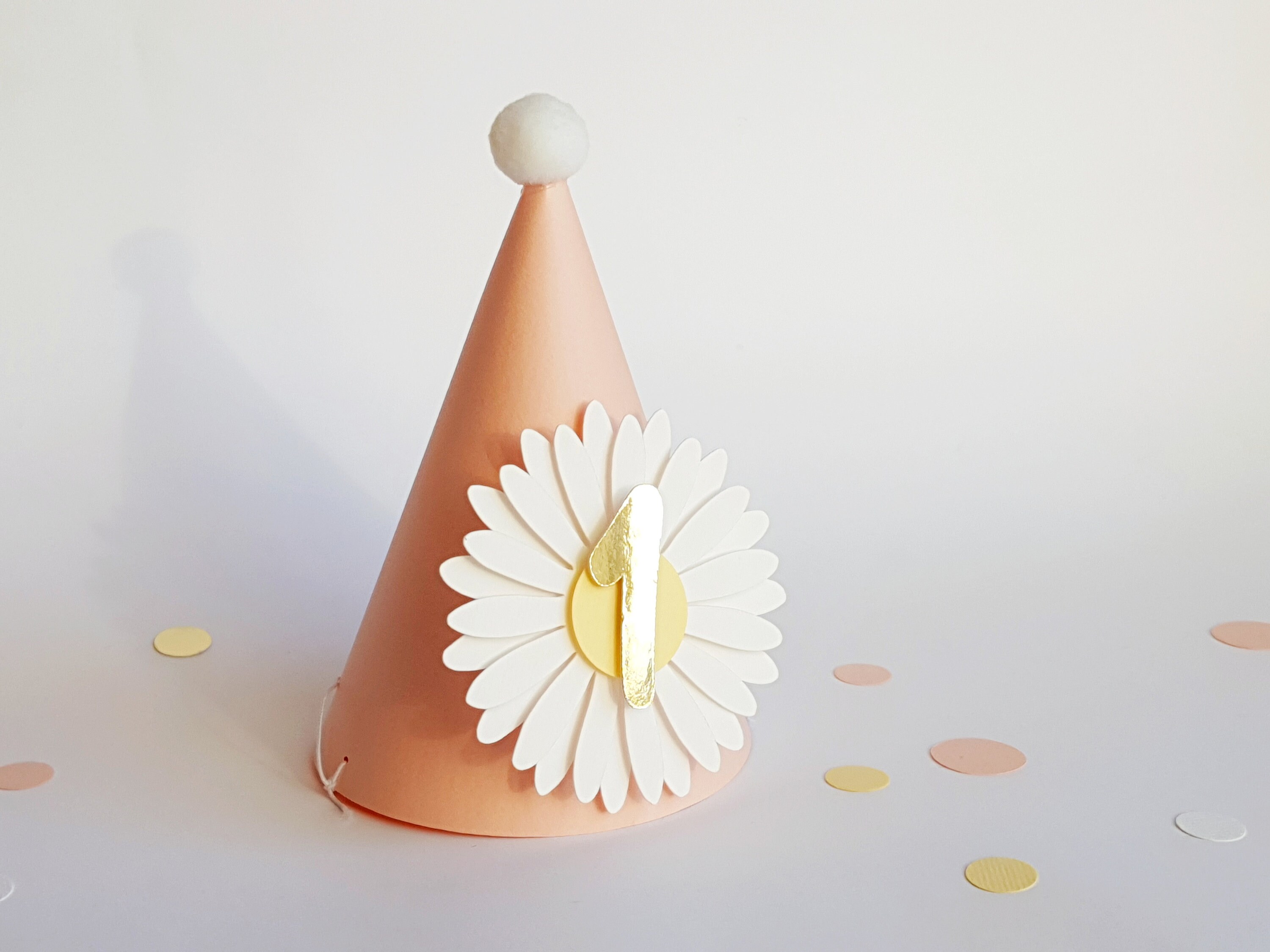 Daisy One Party Hat Daisy First Birthday Party Decor Flower - Etsy