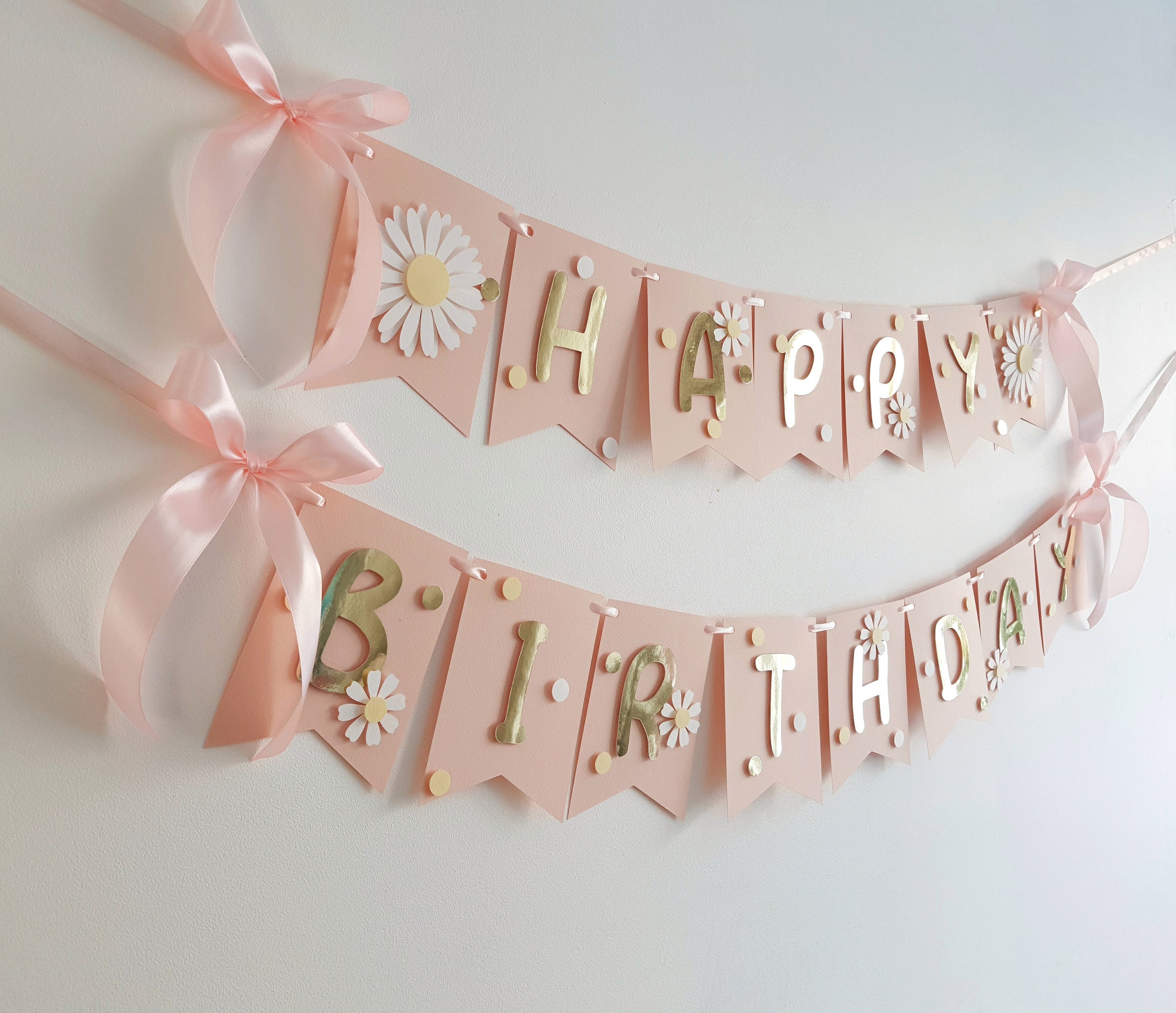 Daisy First Birthday Banner Daisy First Birthday Party Decor | Etsy