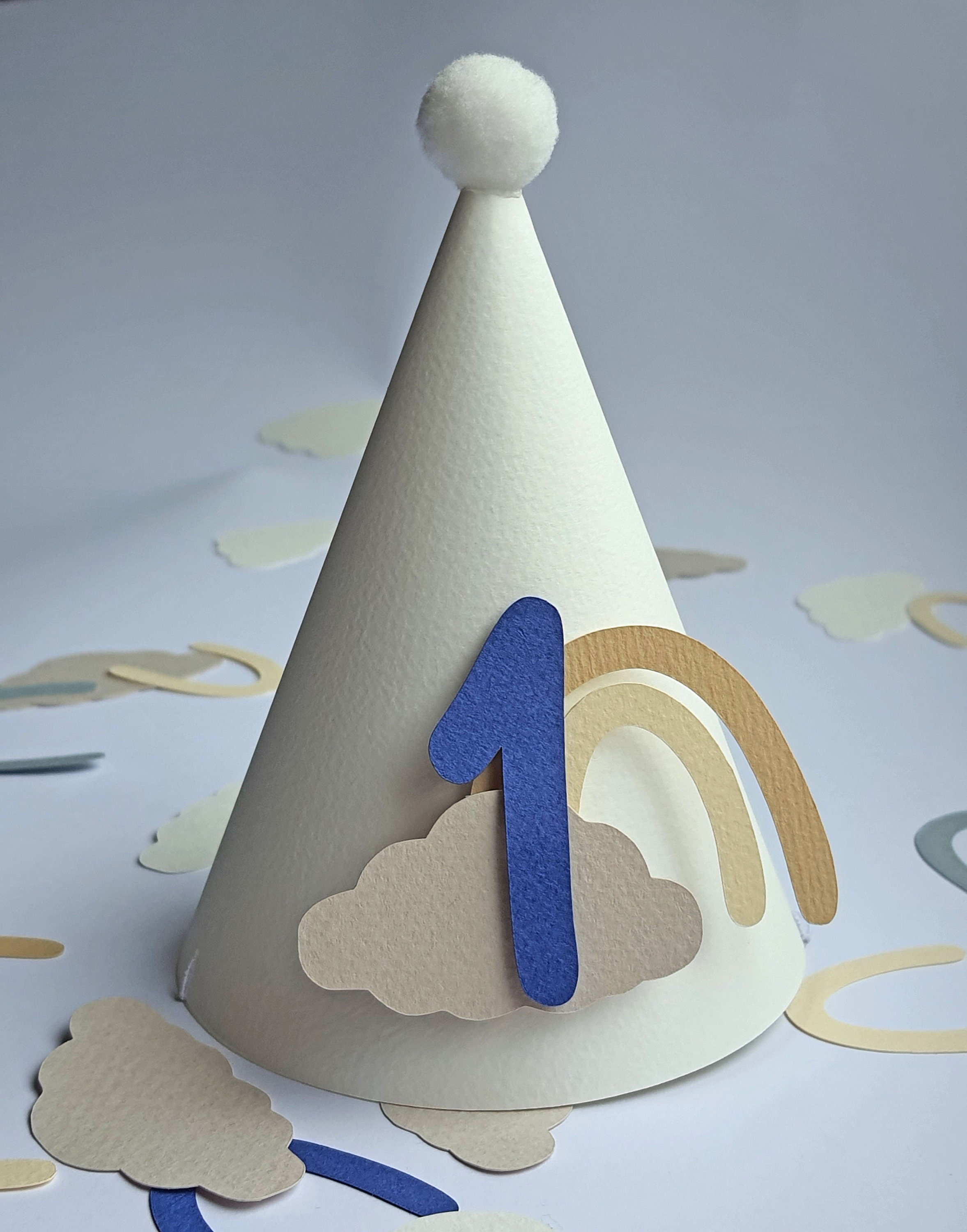 Boho Rainbow One Party Hat Boho First Party Decorations - Etsy