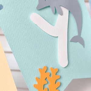 Sea Animals Birthday Banner, Ocean Theme Birthday, Sea Kids Party ...