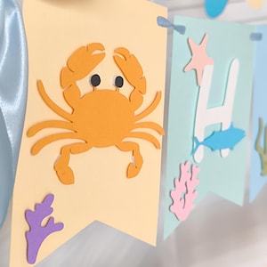 Sea Animals Birthday Banner, Ocean Theme Birthday, Sea Kids Party ...