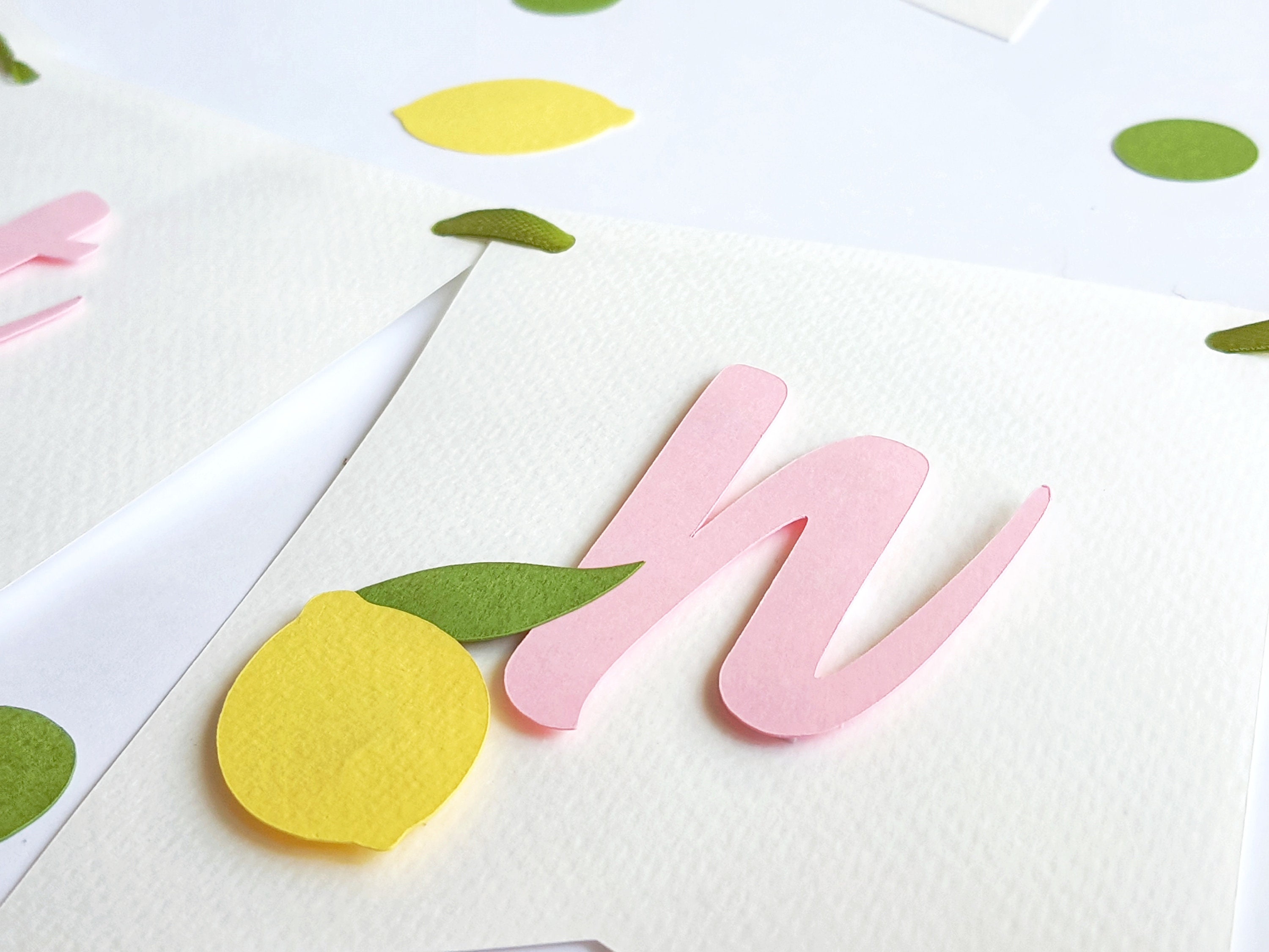 Lemon Happy Birthday Banner Lemon Party Decoration Lemon - Etsy