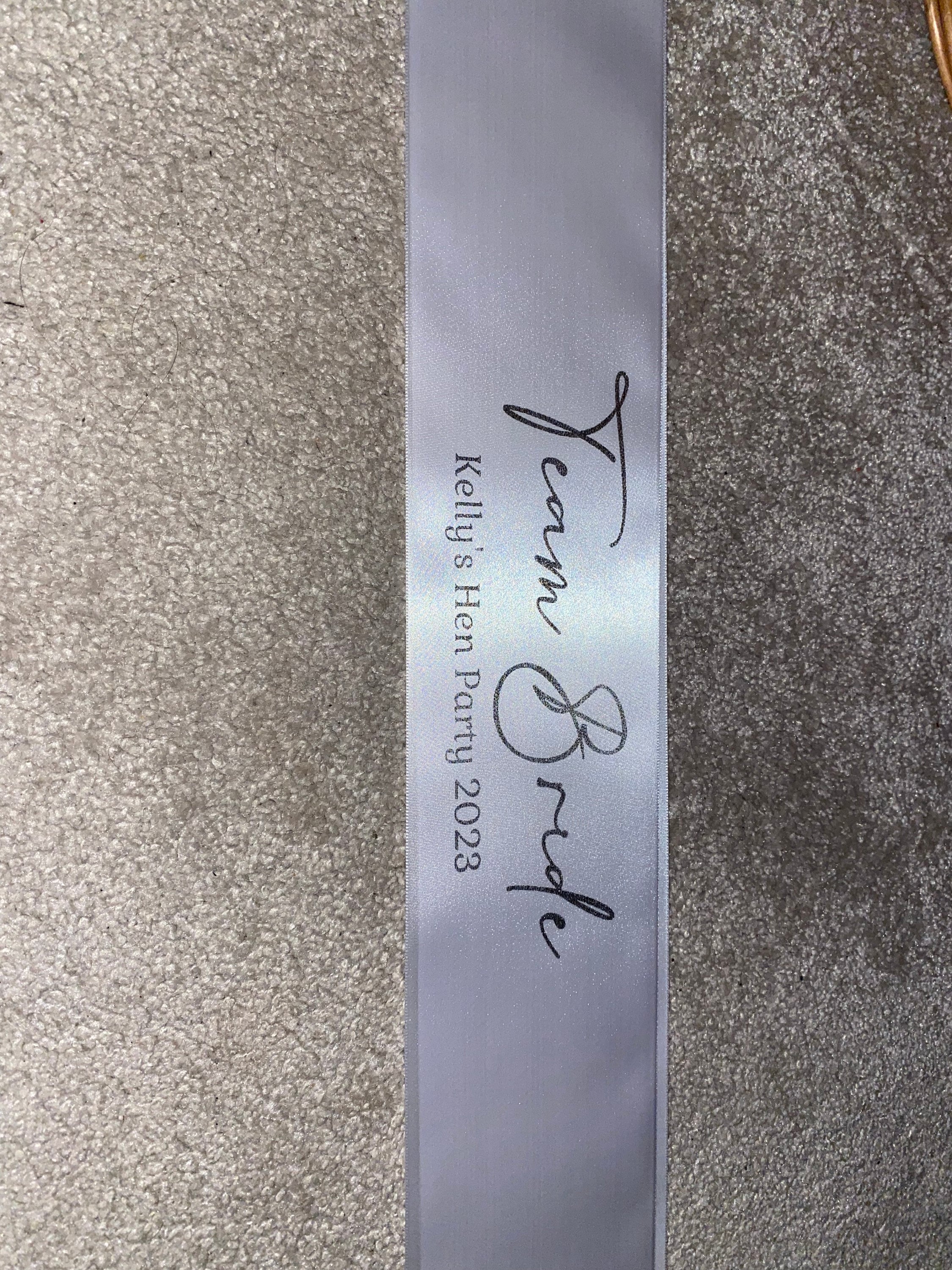 Team Bride Sash, for Hen Party, Hen Party, Rose Gold/gold or Silver ...