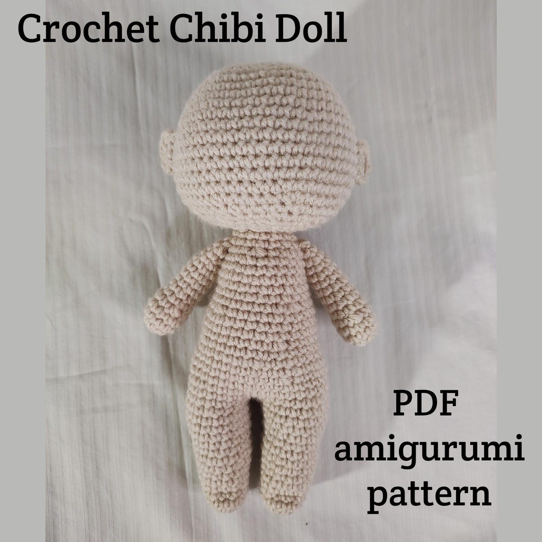 Crochet Pattern Amigurumi Chibi Plush Doll PDF- Human and Elf - Etsy