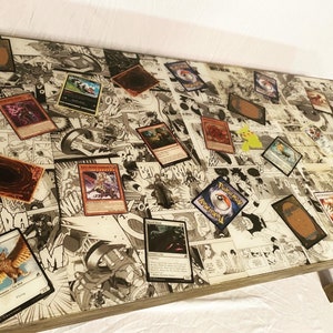 Custom Comic Coffee Table With Epoxy Resin - Etsy