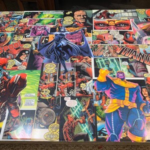 Custom Comic Coffee Table With Epoxy Resin - Etsy