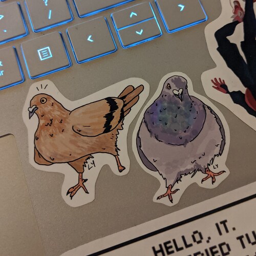 Pigeon Stickers - Etsy
