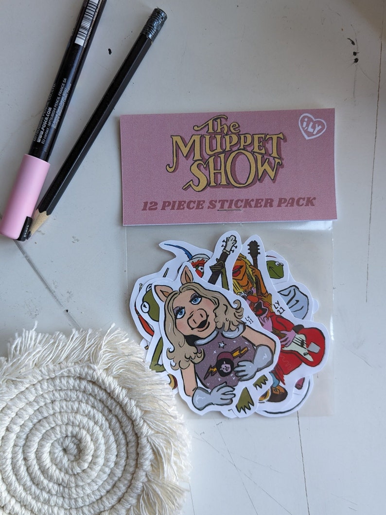 Muppet Sticker Pack - Etsy