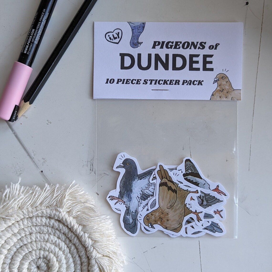 Pigeon Stickers - Etsy