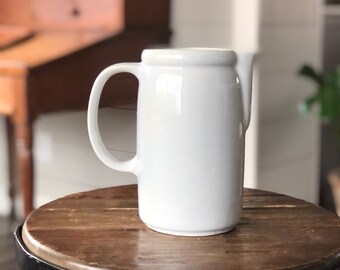 Mccoy White Pitcher - Etsy
