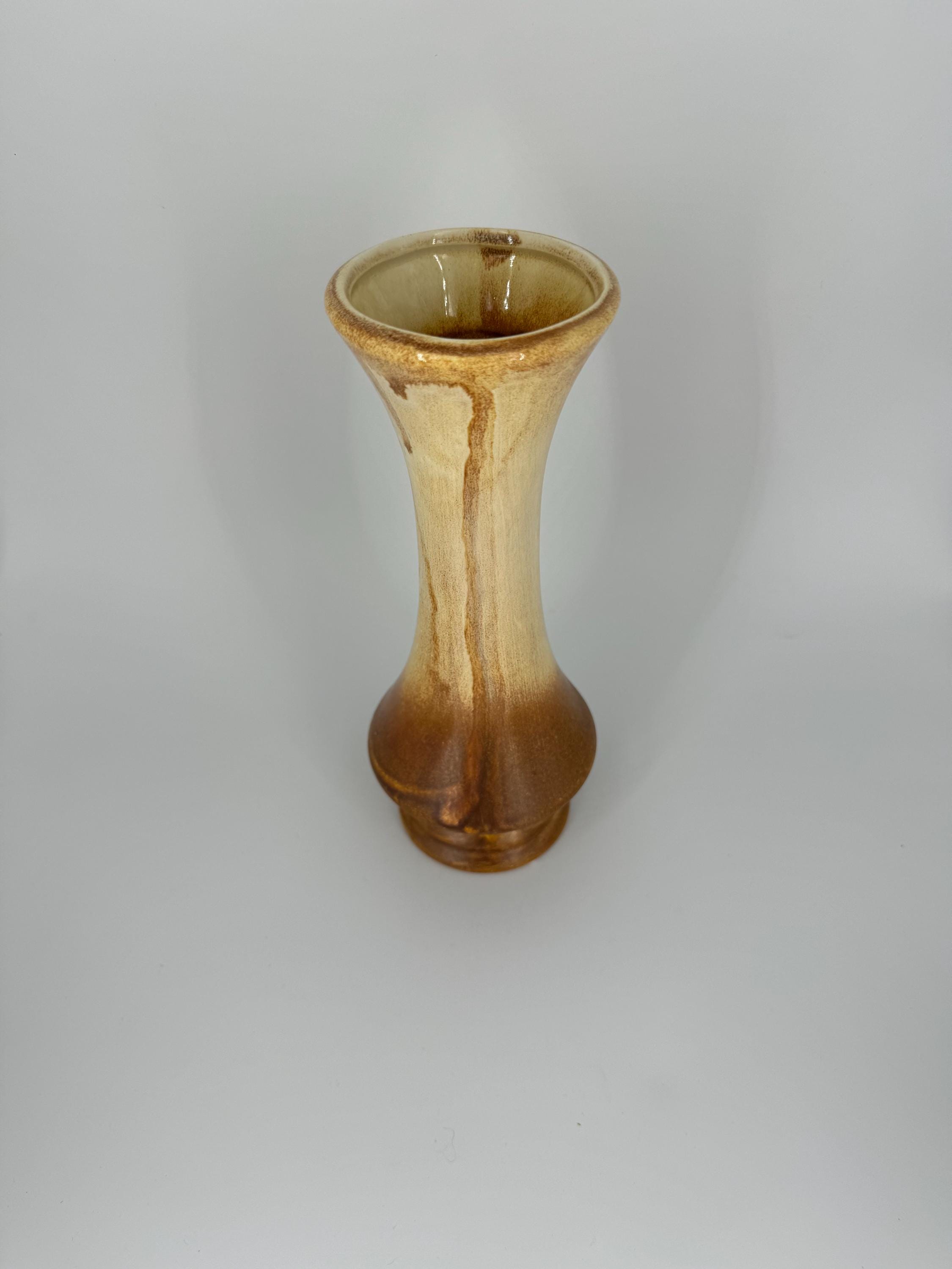 Haeger USA Bud Vase | Golden Brown Glaze | #233 - Etsy