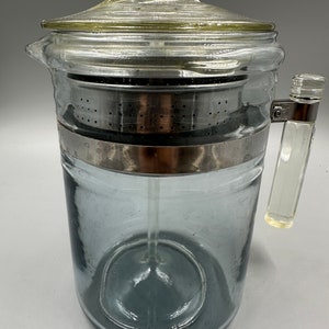Vintage Glass Pyrex 1960s Coffee Percolator - Etsy