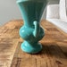 Lovely Small Double Handle Vase With Embossed Design Around Bottom - Etsy