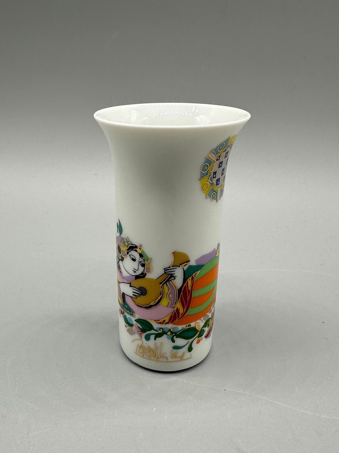 Rosenthal Bud Vase Studio Line Made in Germany | Blues, Orange Greens ...