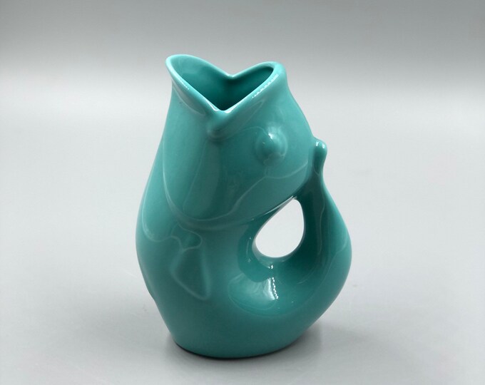 Small Gurgle Pot Fish Pitcher - Etsy