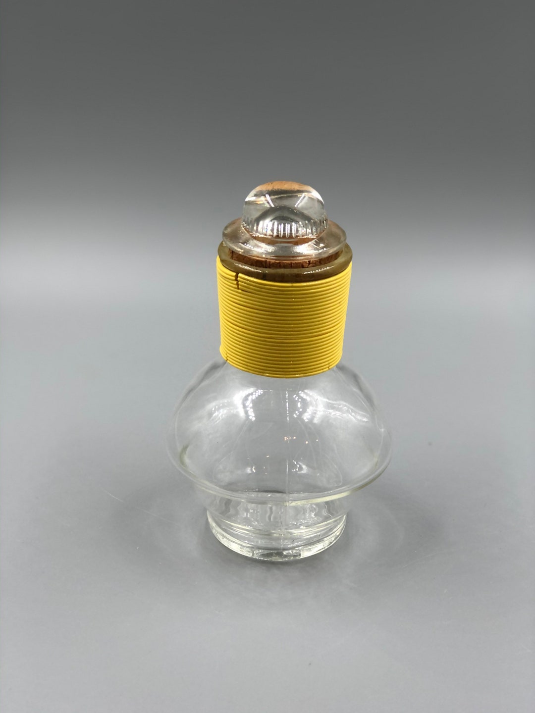 Vintage Mckee Glasbake Hottle With Cork Lid Stopper Glass Carafe 1950s ...