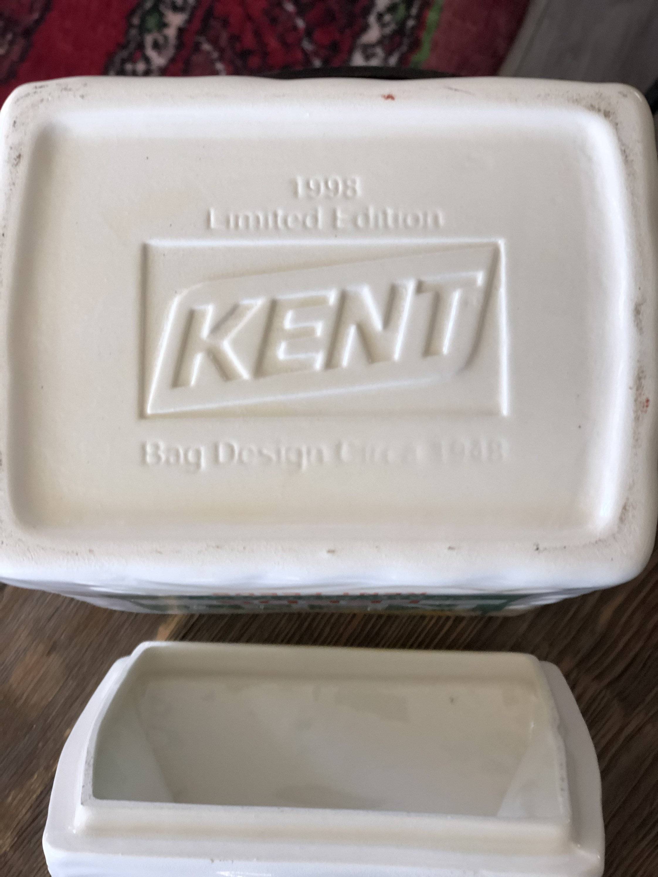 1998 Kent Feeds Ceramic Advertising Cookie Jar Limited Edition | Etsy