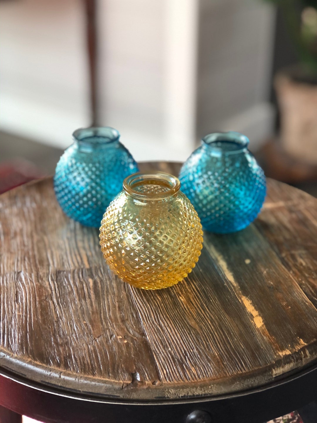 Set of 3 Cute Trendy Knobby Vases | Planter | Bud Vases - Etsy