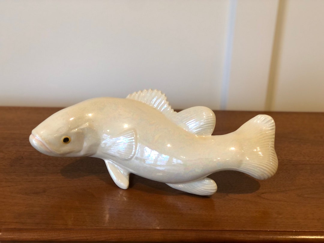 Wonderful Large Ceramic Koi Figure - Etsy