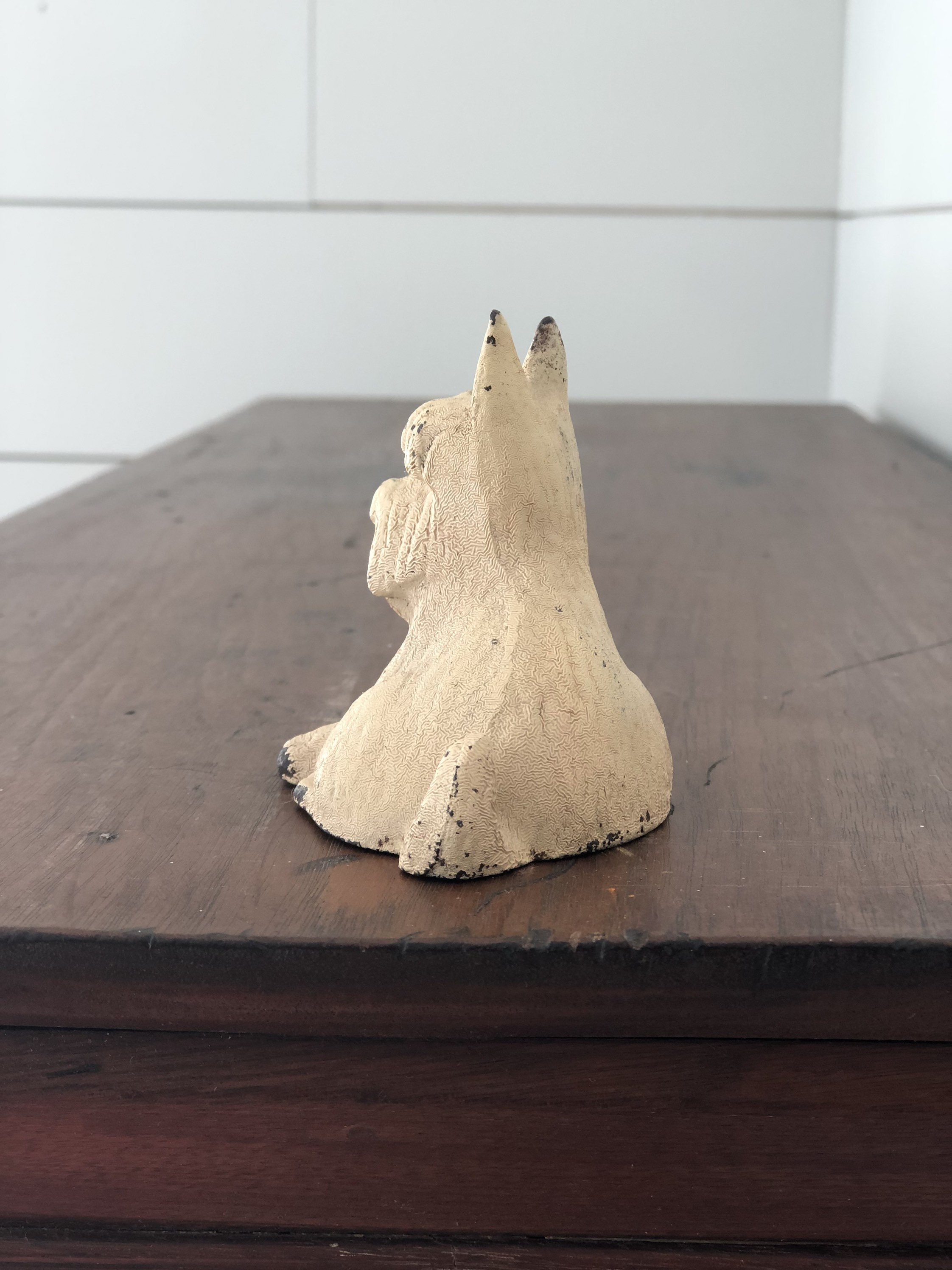 Scotty Dog, Vintage Cast Iron Sitting Terrier/ Paper Weight/ Scotty Dog ...
