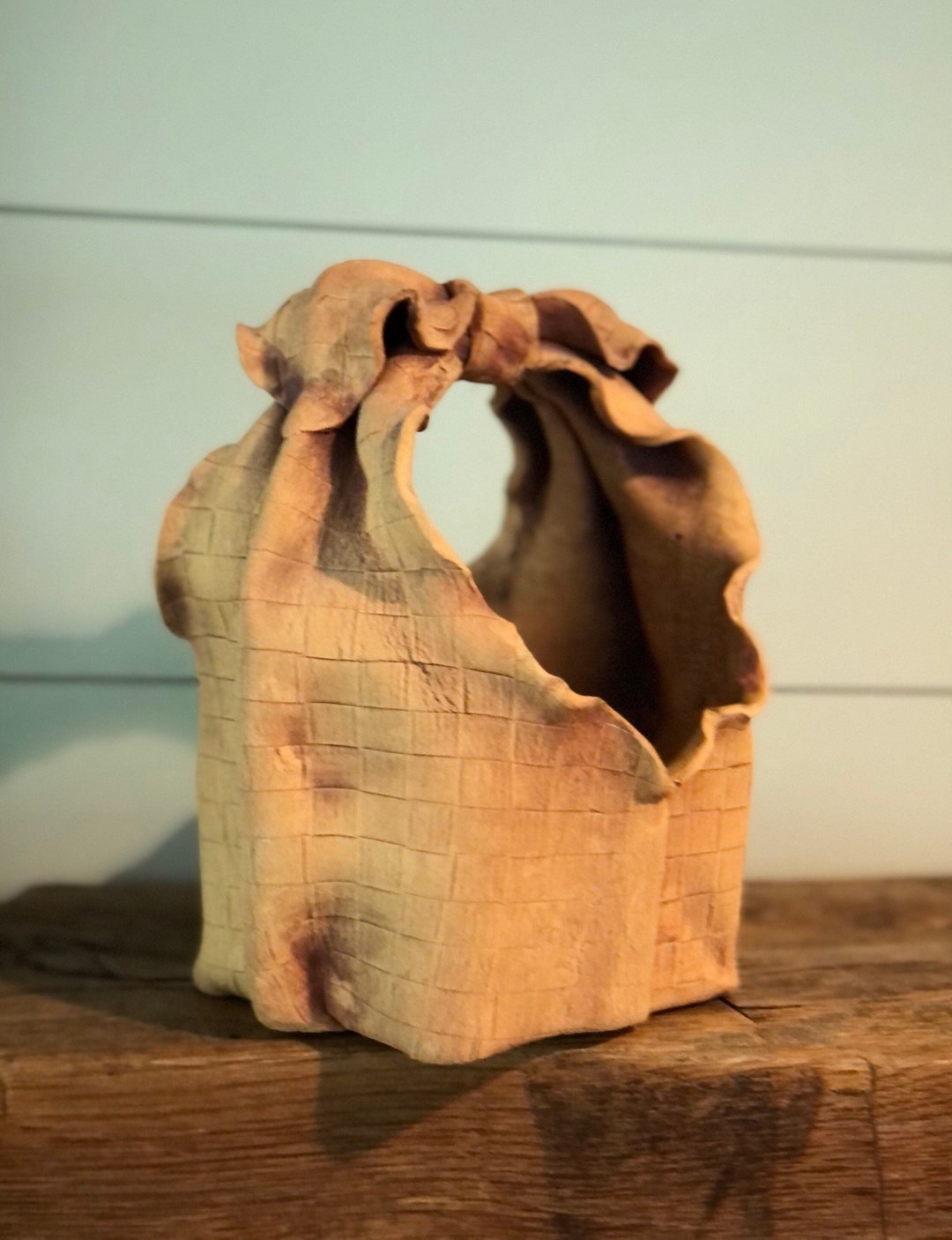 Vintage David Heger NY Studio Art Clay Pottery Vase | Planter | Pot ...