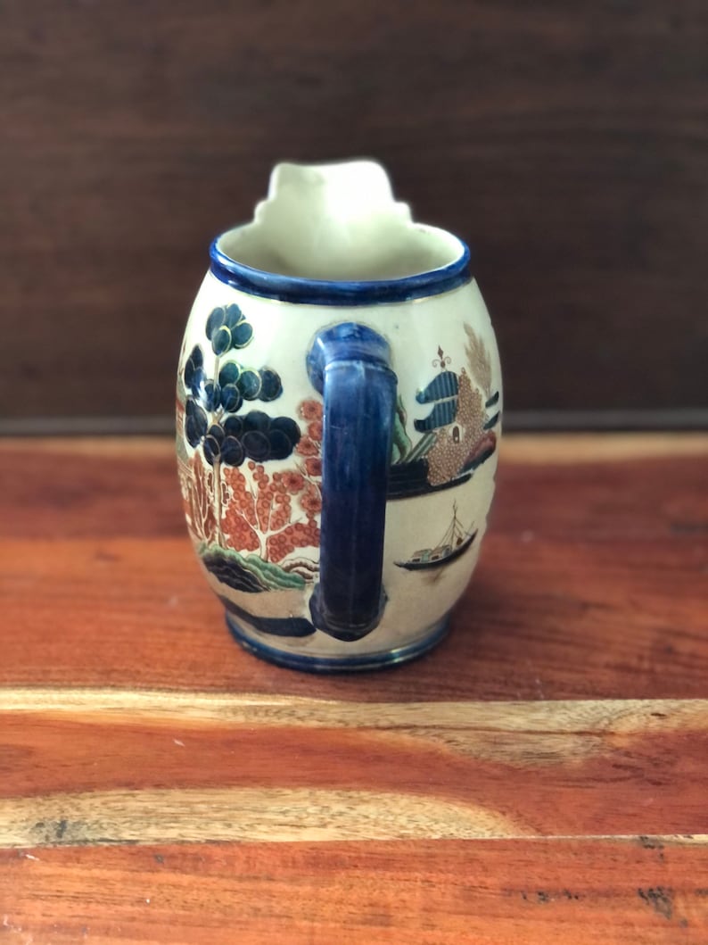 Rare Buffalo Pottery Antique Asian Willow Pitcher 1906 - Etsy