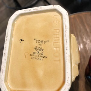 Set of 2 Toby by Wood & Sons and L S Philpot Tony Wood Staffordshire ...