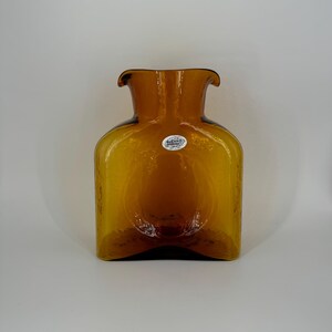 Blenko Amber Glass Decanter - Etsy