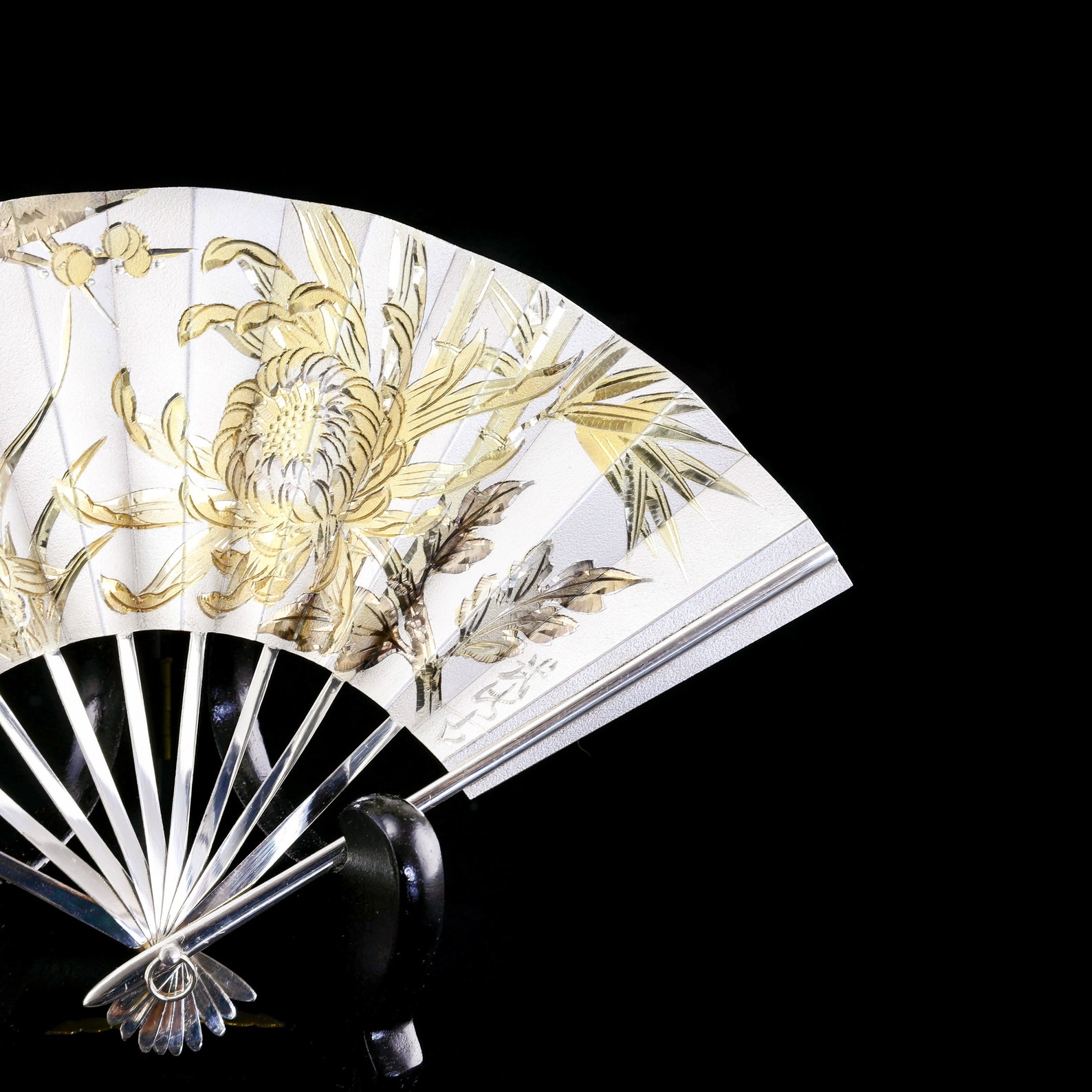 A Vintage Japanese Solid Silver Fan (sensu/o-gi) - C.1960s - Etsy