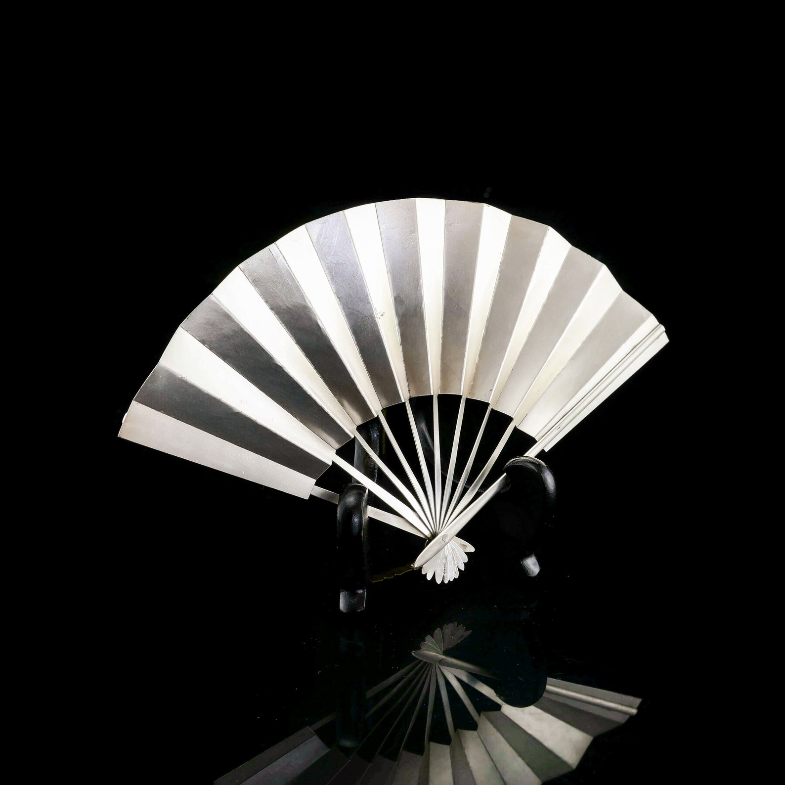 A Vintage Japanese Solid Silver Fan sensu/o-gi C.1960s - Etsy