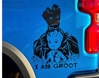 Groot Car Decal - Etsy