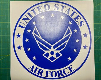 Air Force Decal | Etsy