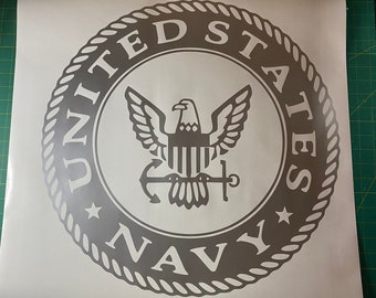 Navy Decal | Etsy