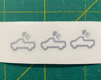 Jellyfish Vinyl Car Decal - Etsy